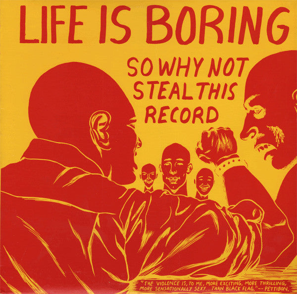 VARIOUS - LIFE IS BORING SO WHY NOT STEAL THIS REC - LP – Red Eye Records